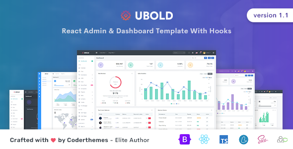 UBold - React Admin & Dashboard Template by coderthemes | ThemeForest
