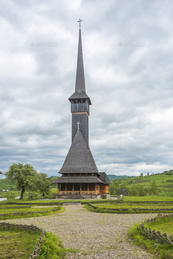Wooden church in Leud, part of the UNESCO listed 'Wooden Churches of ...