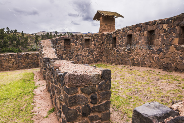 Raqchi, an Inca archaeological site in the Cusco Region of Peru, South ...