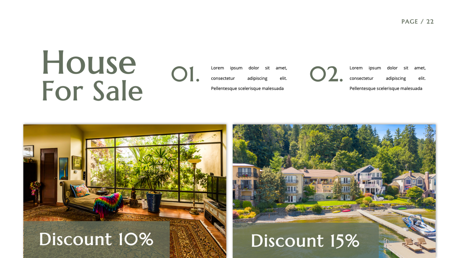 Real Estate Powerpoint Presentation Template, Presentation Templates