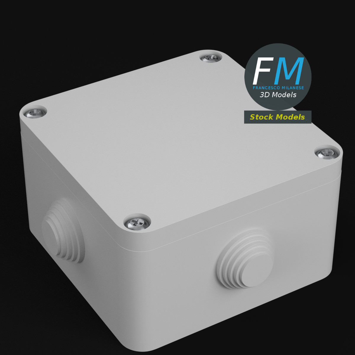 Square junction box 2 by FrancescoMilanese85 | 3DOcean