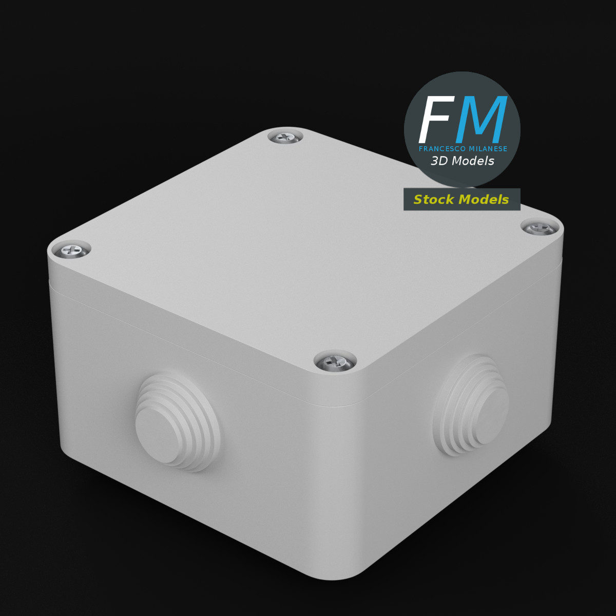 Square junction box 2 by FrancescoMilanese85 | 3DOcean