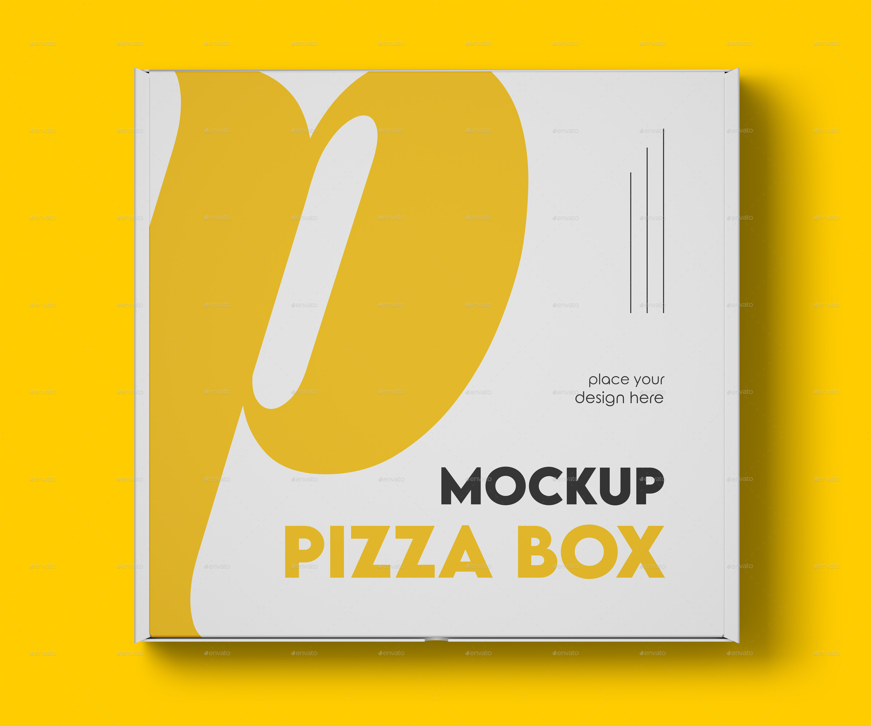 Paper Pizza Box Mockup Set, Graphics | GraphicRiver