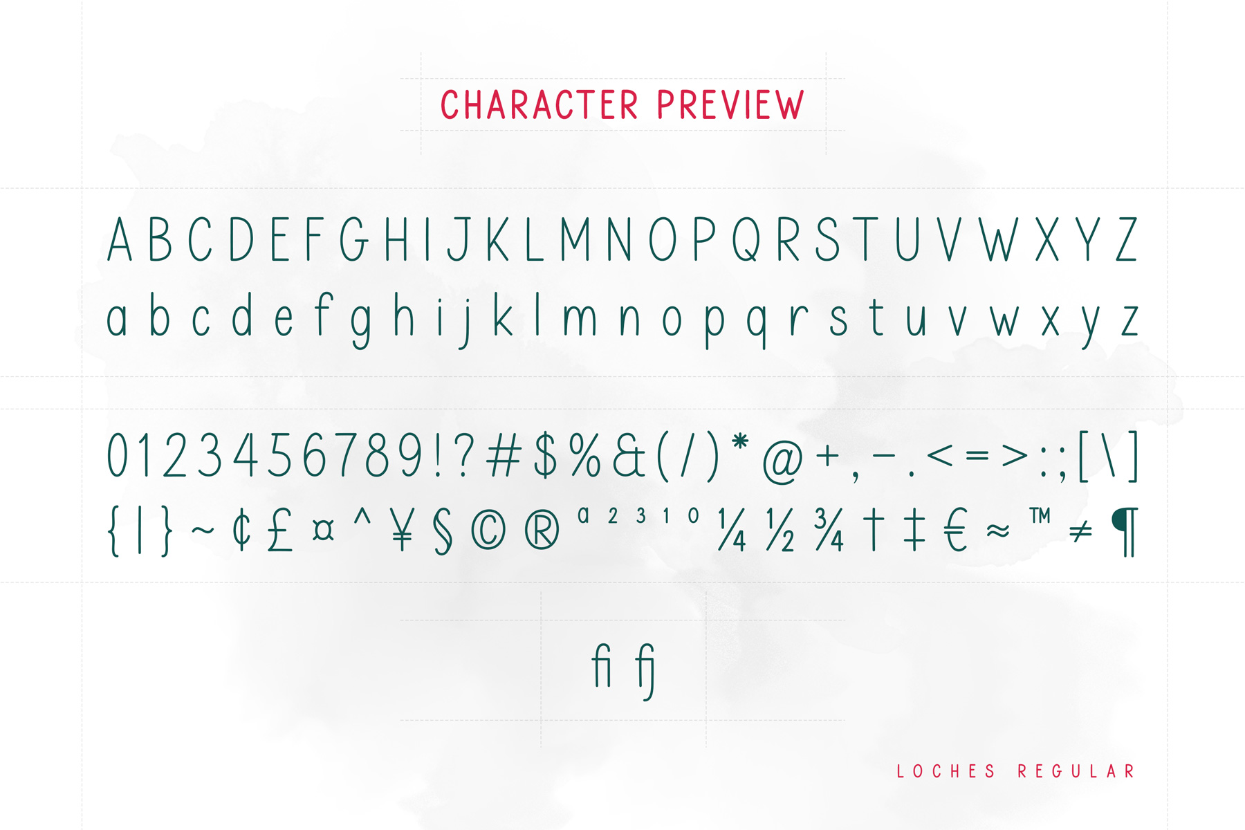 Loches - Handwritten Font Family, Fonts | GraphicRiver