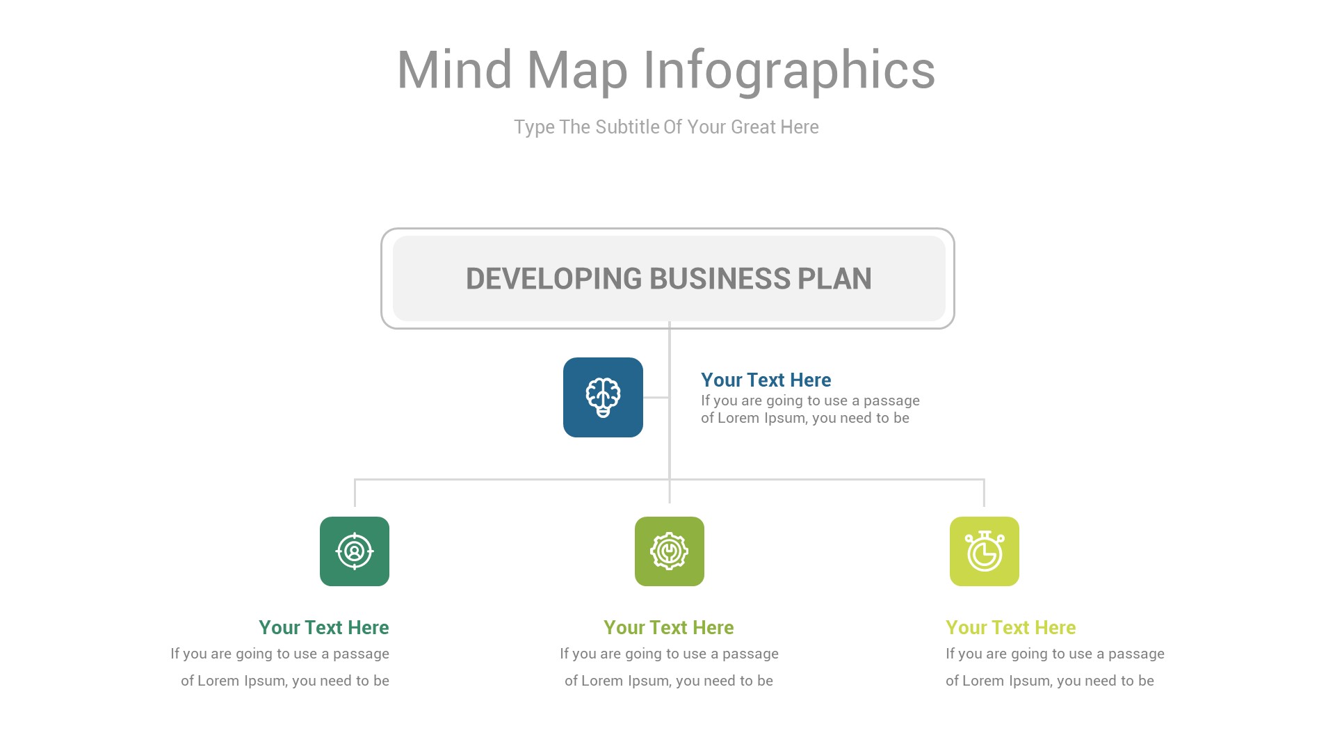 Mind Map Diagrams Keynote Presentation, Presentation Templates ...