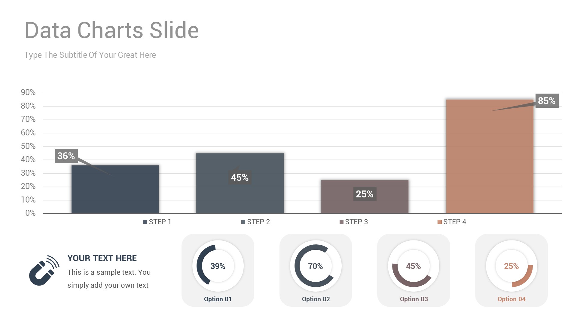 Editable Data Charts Keynote Presentation Template, Presentation Templates