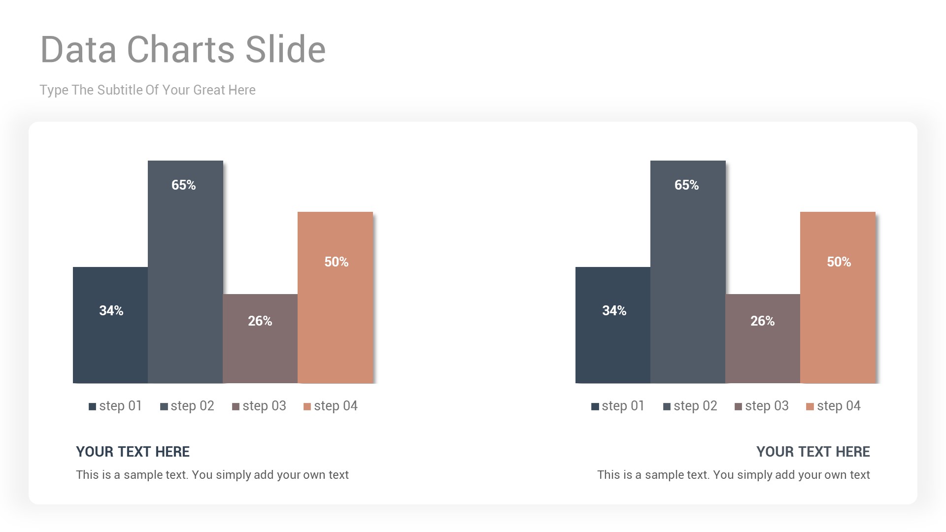 Editable Data Charts Keynote Presentation Template, Presentation Templates