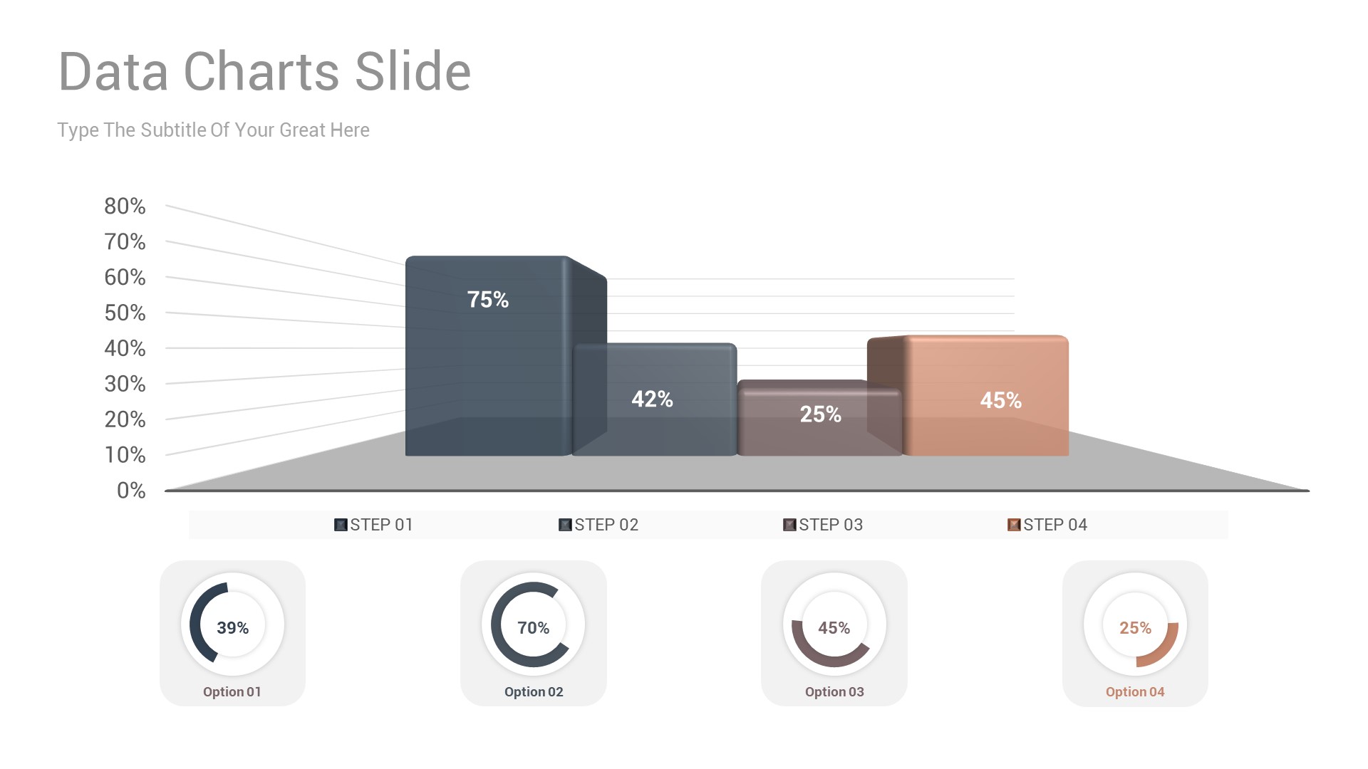 Editable Data Charts Keynote Presentation Template, Presentation Templates