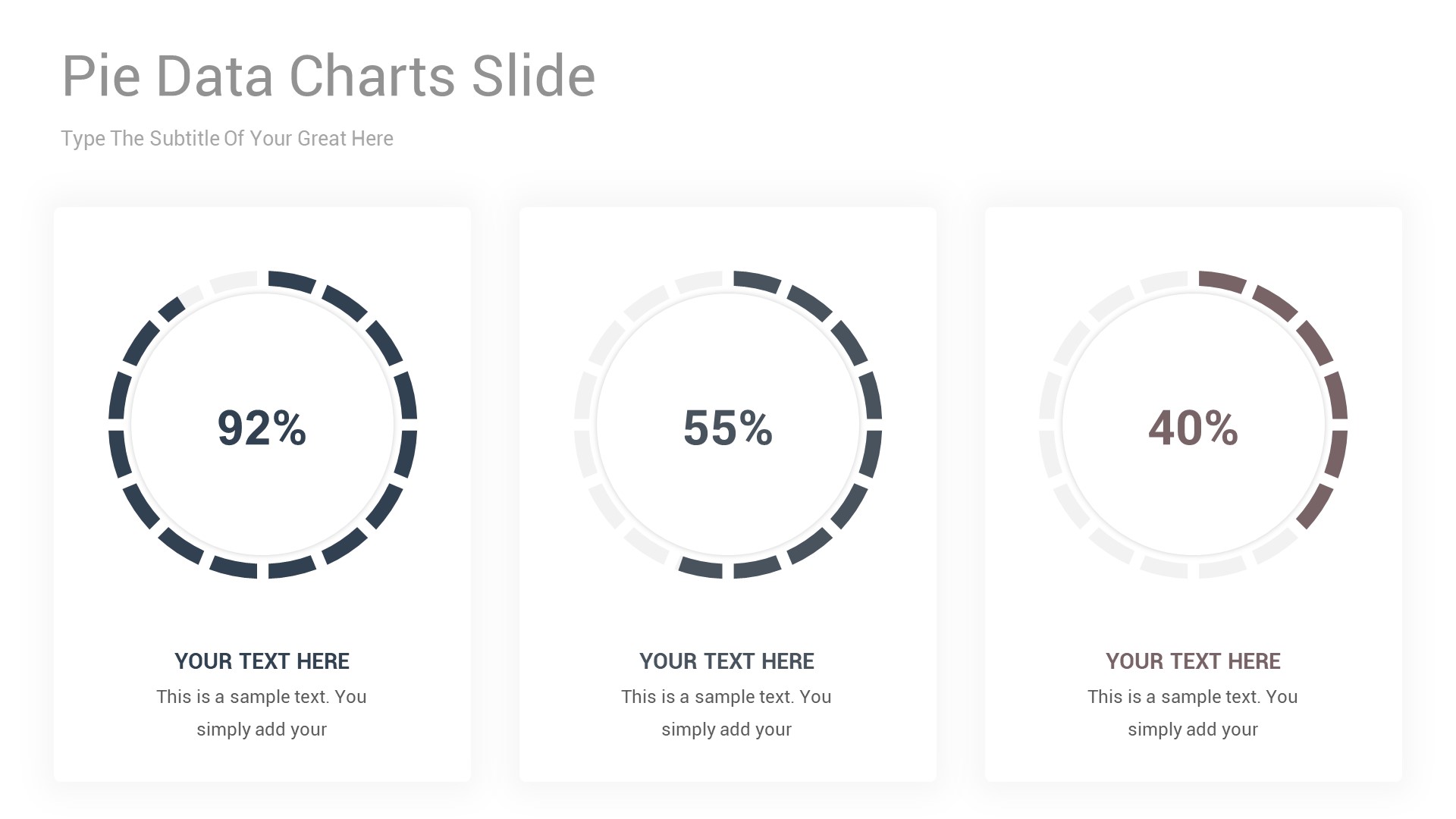 Editable Data Charts Keynote Presentation Template, Presentation Templates