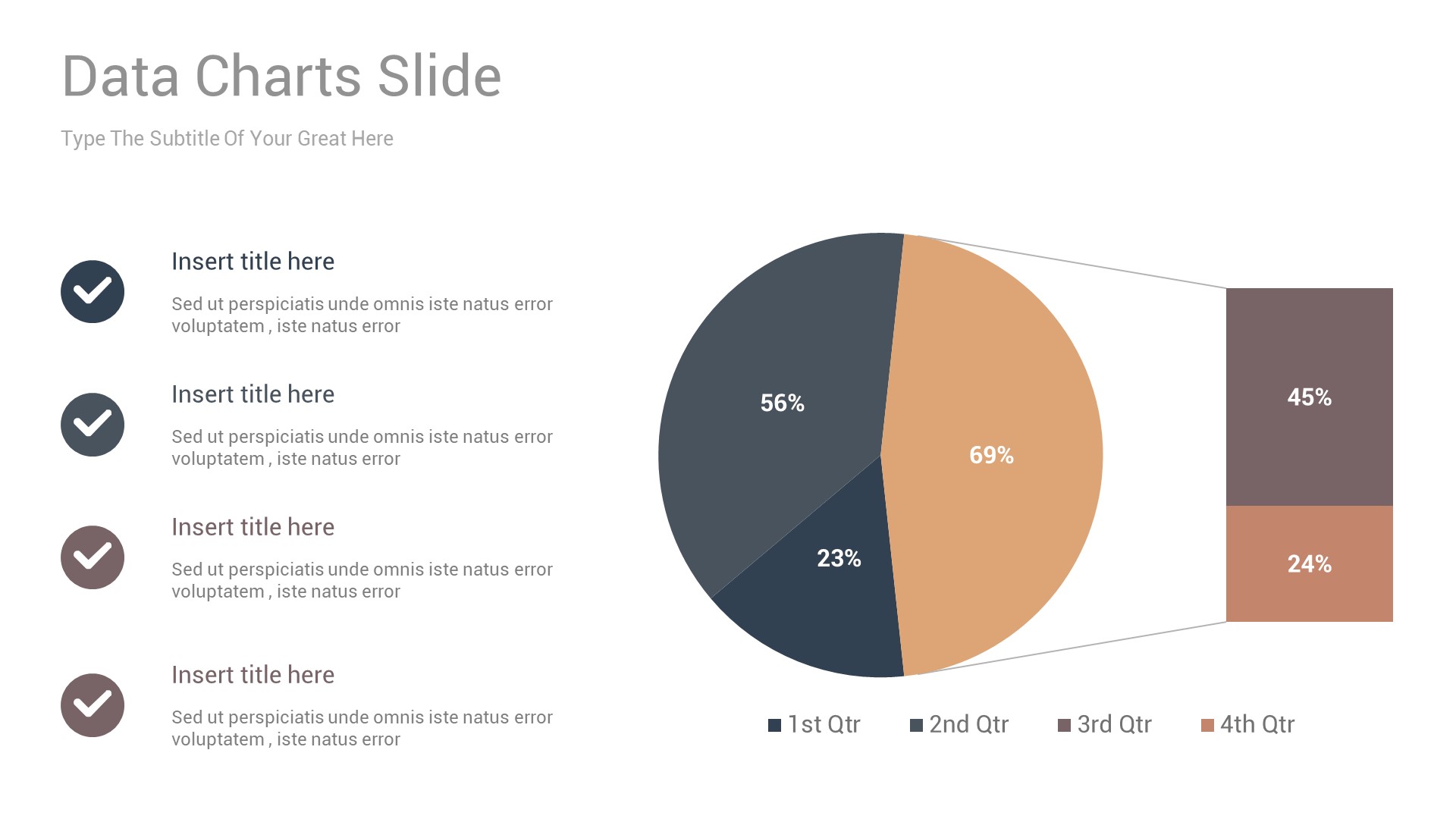 Editable Data Charts Keynote Presentation Template, Presentation Templates