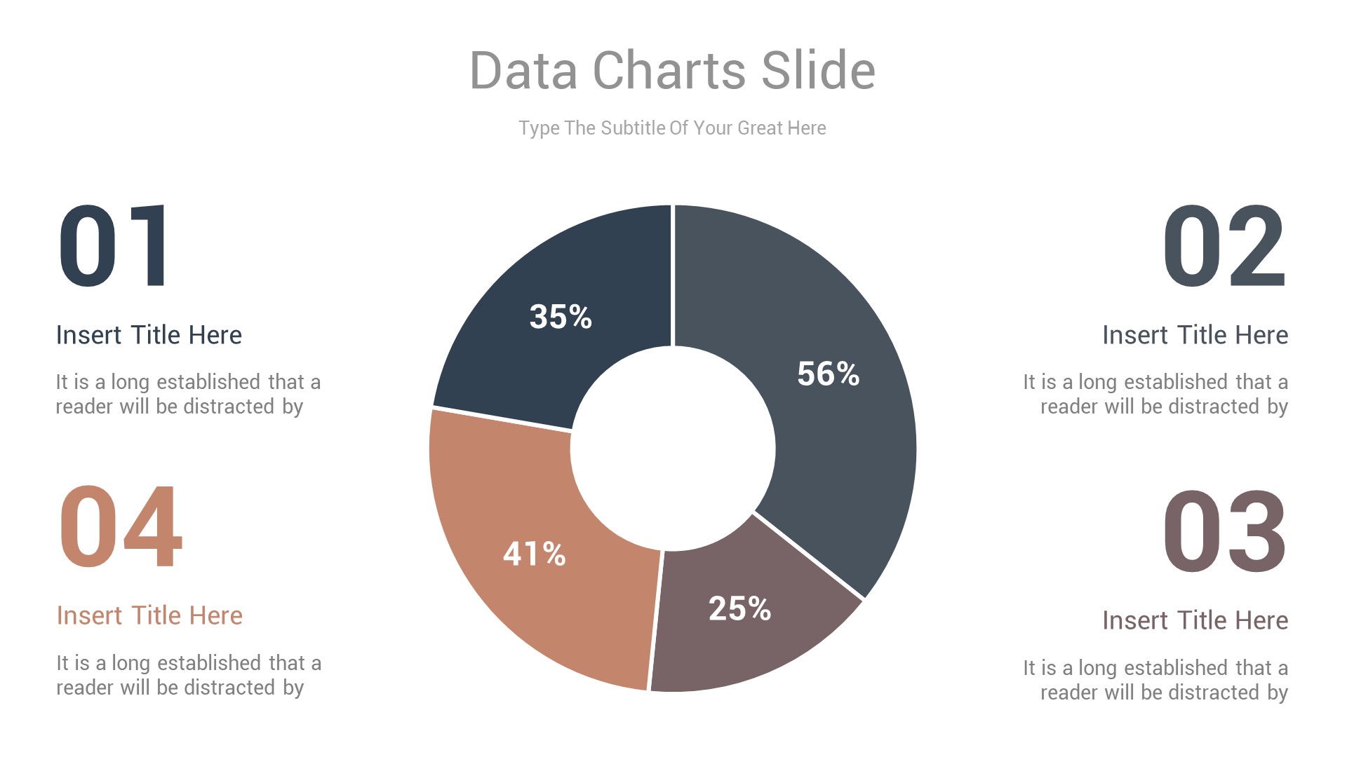 Editable Data Charts Keynote Presentation Template, Presentation Templates