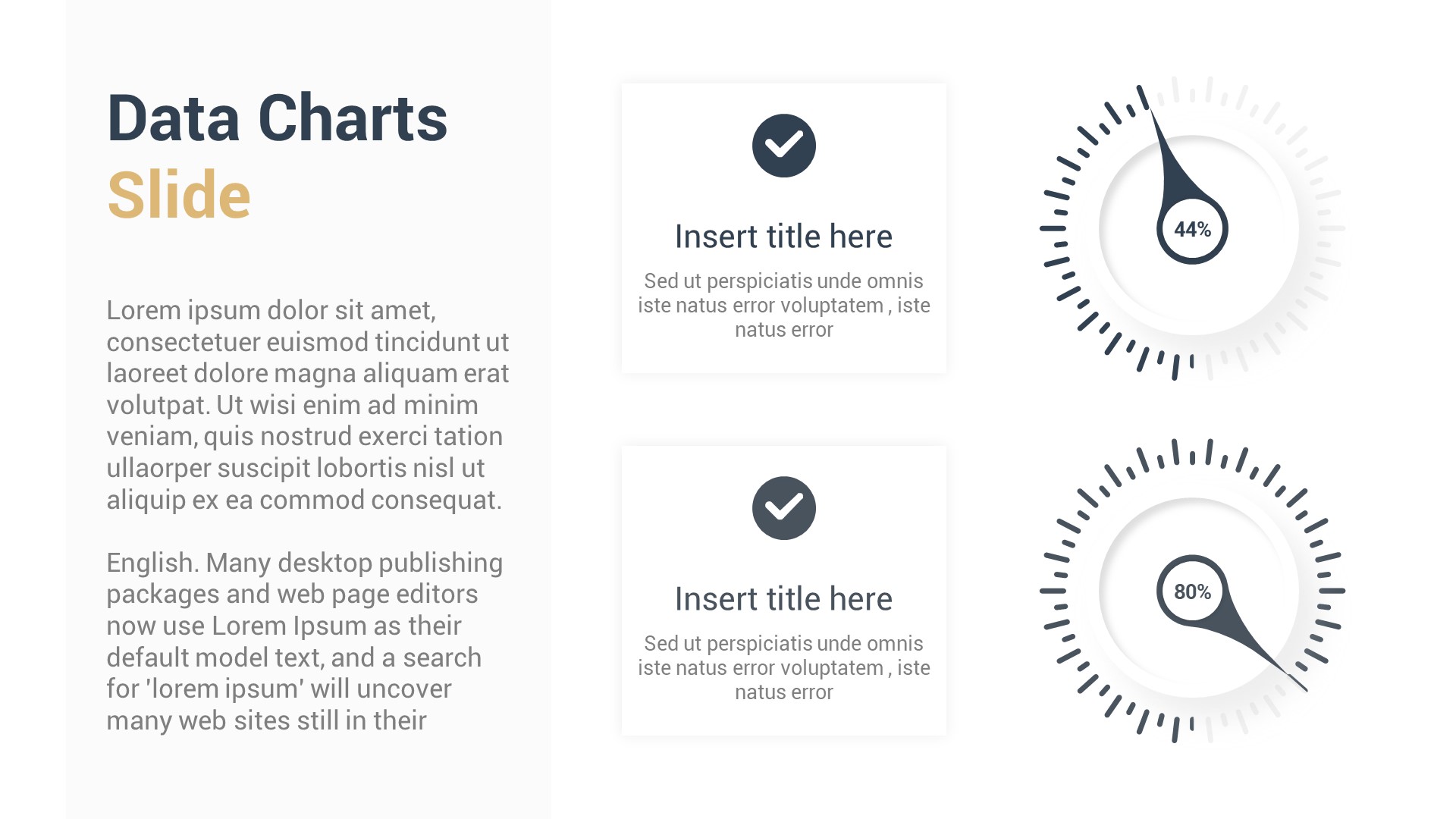 Editable Data Charts Keynote Presentation Template, Presentation Templates