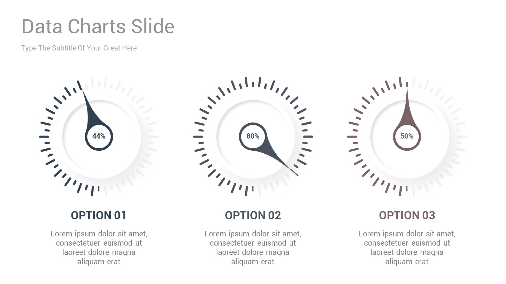 Editable Data Charts Keynote Presentation Template, Presentation Templates