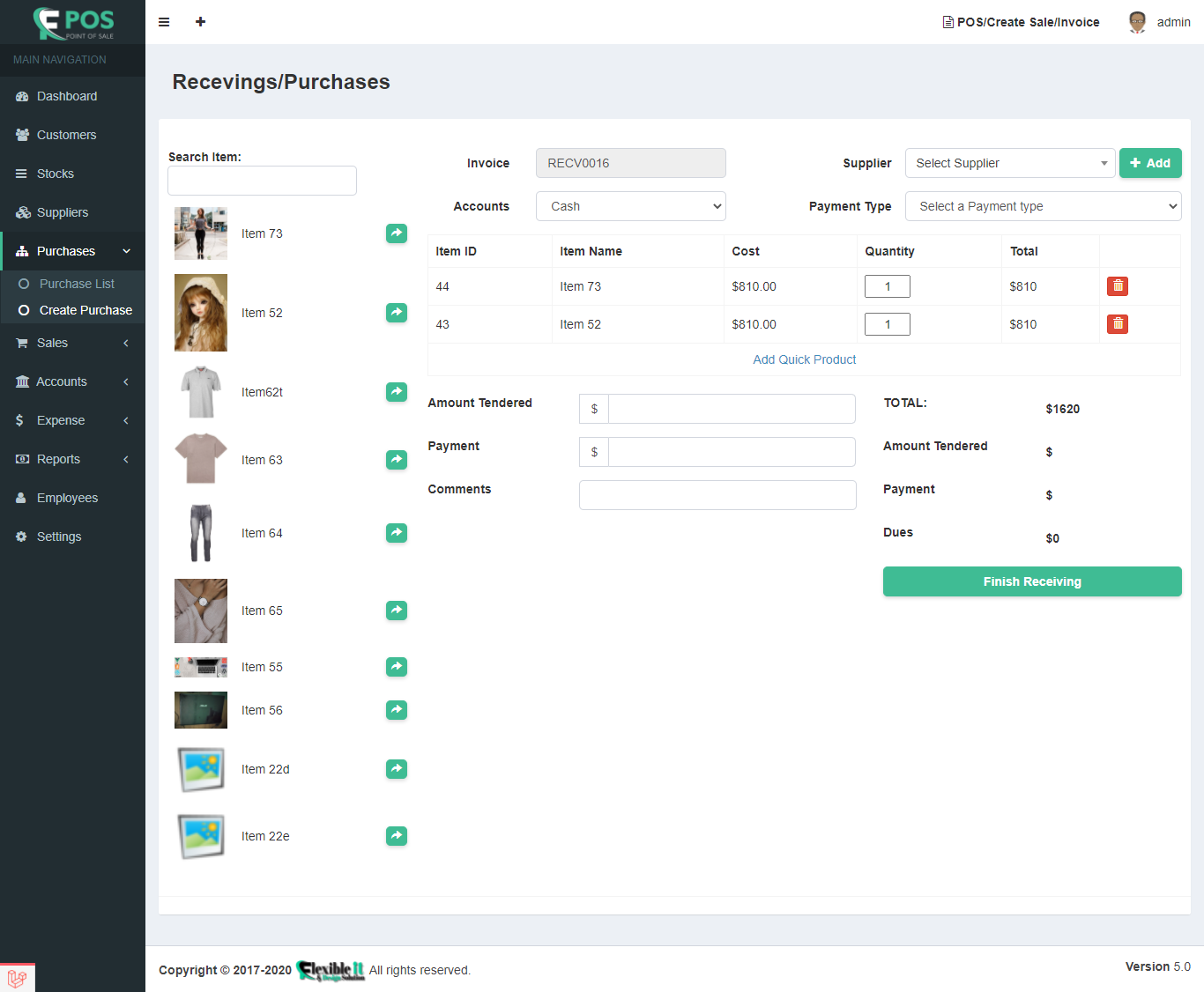 FlexiblePOS with Inventory Management System by FlexCoders | CodeCanyon