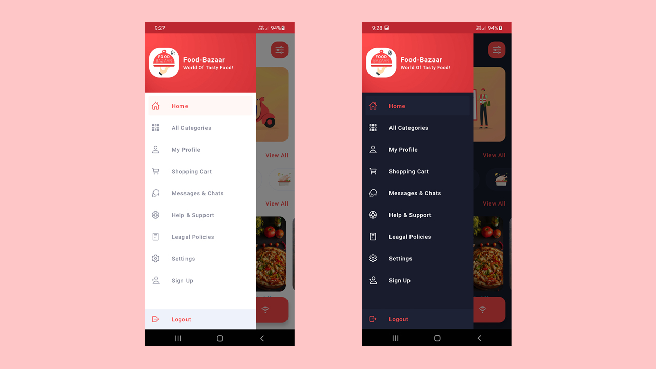 FoodBazaar | React Native eCommerce App Template by mywebjunction | CodeCanyon