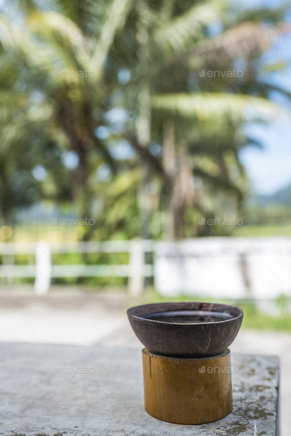 Traditional Sumatran coffee leaf tea, Bukittinggi, West Sumatra ...