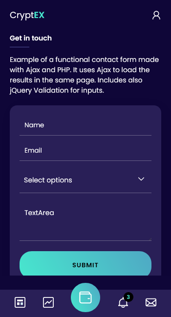 Cryptex - Mobile HTML Template by mobiokit | ThemeForest