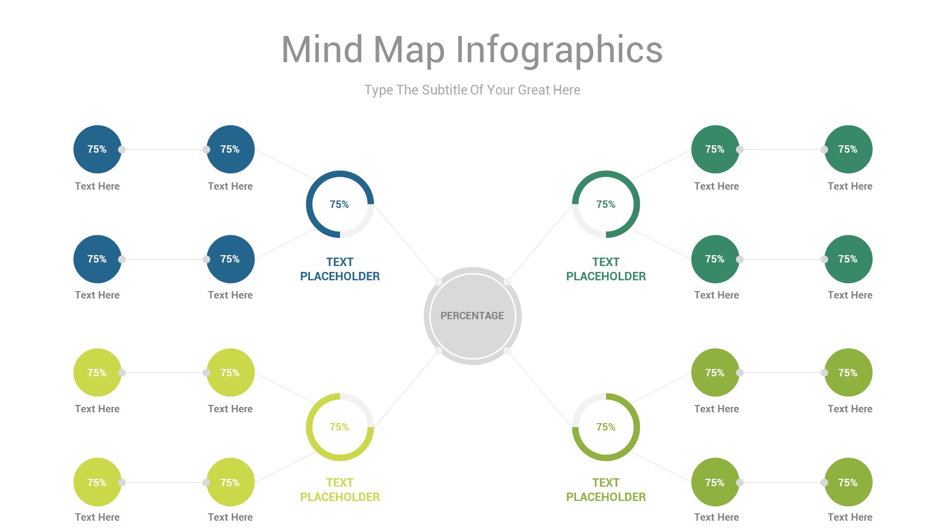 Mind Map Diagrams Google Slides Presentation Template, Presentation ...
