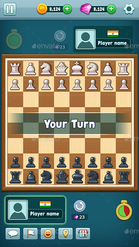 Chess Game GUI Pack (Vol-2), Game Assets | GraphicRiver