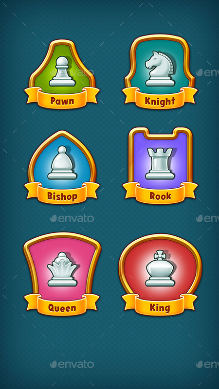 Chess Game GUI Pack (Vol-2), Game Assets | GraphicRiver