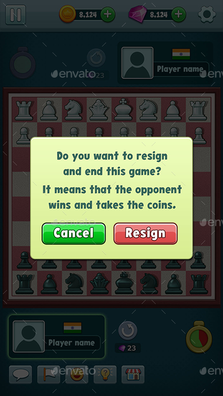 Chess Game GUI Pack (Vol-2), Game Assets | GraphicRiver