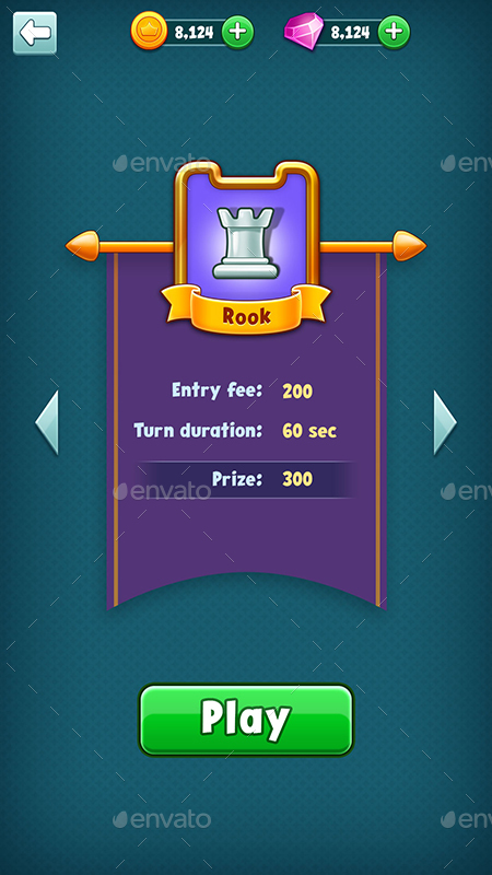 Chess Game GUI Pack (Vol-2), Game Assets | GraphicRiver