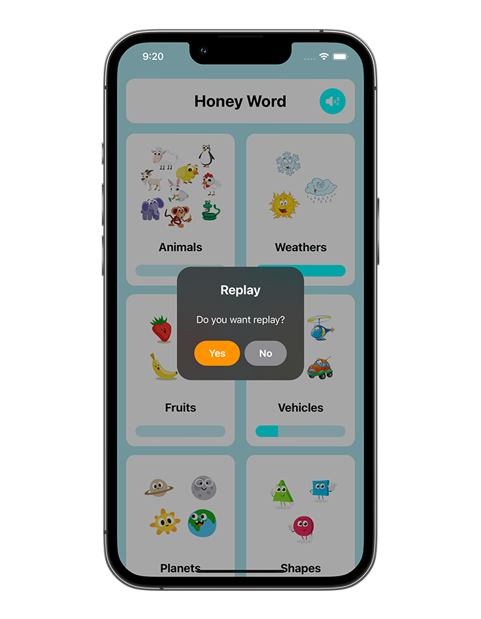 Honey Word Puzzle Game | SwiftUI Full iOS Game For Kids by pavlistudio