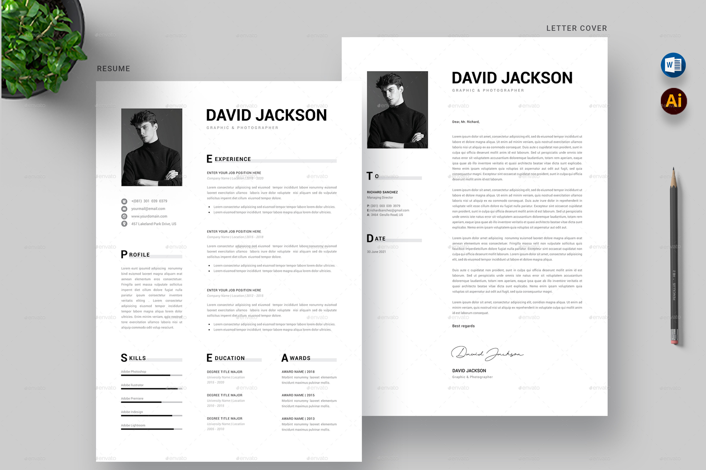 Modern Resume, Print Templates | GraphicRiver