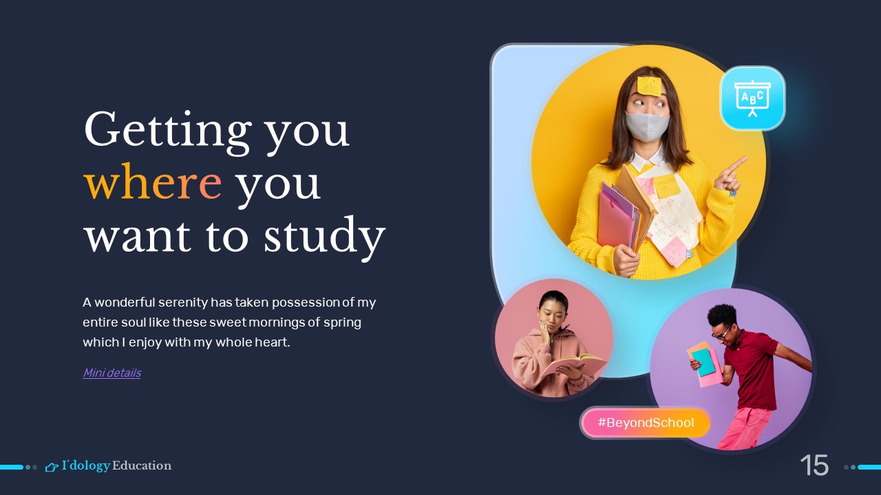 Idology Creative Education PowerPoint Template, Presentation Templates