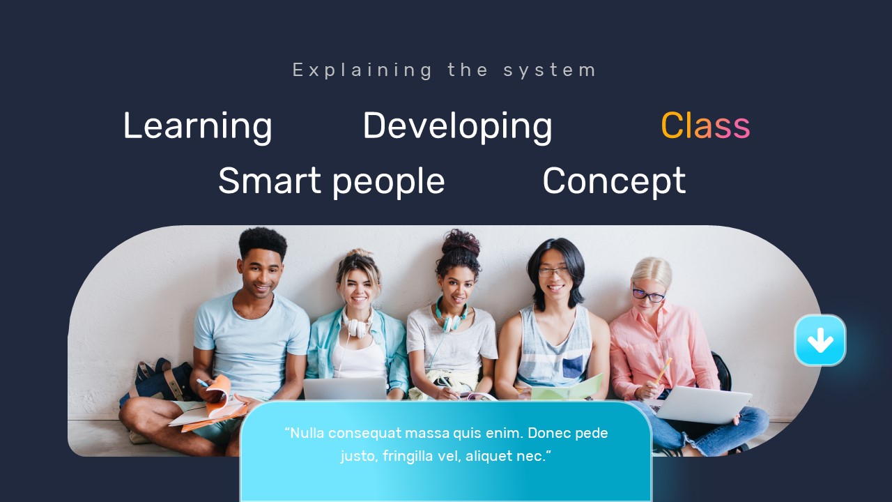 Idology Creative Education PowerPoint Template, Presentation Templates