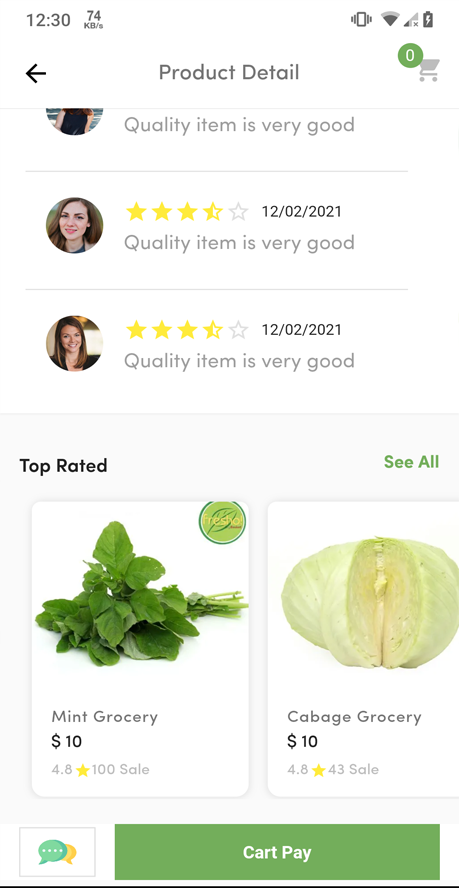 Flutter Grocery – Bigrocery in Flutter grocery app flutter template app ...