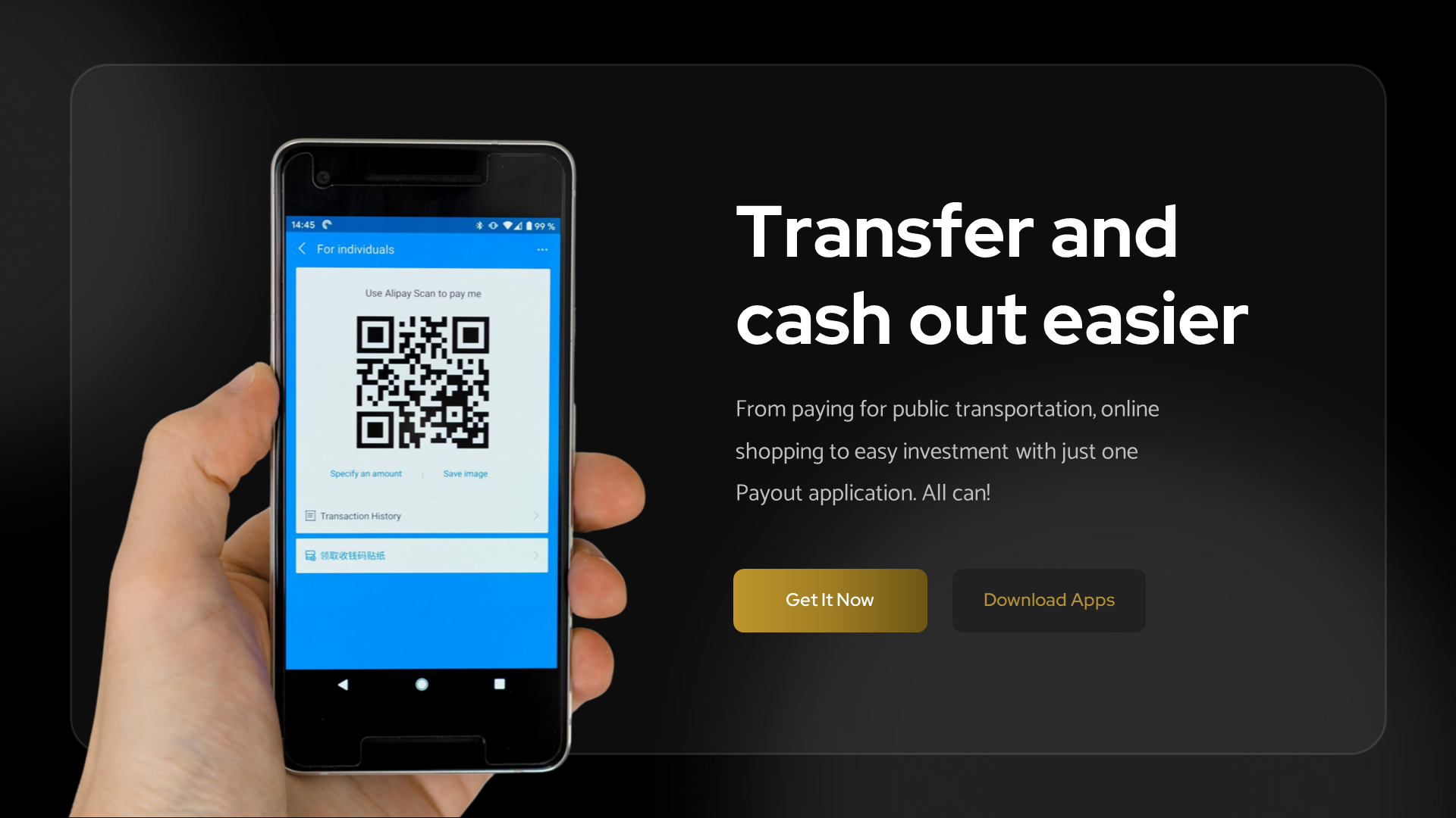 Payout - Digital Payment & E-Wallet PowerPoint Template, Presentation ...