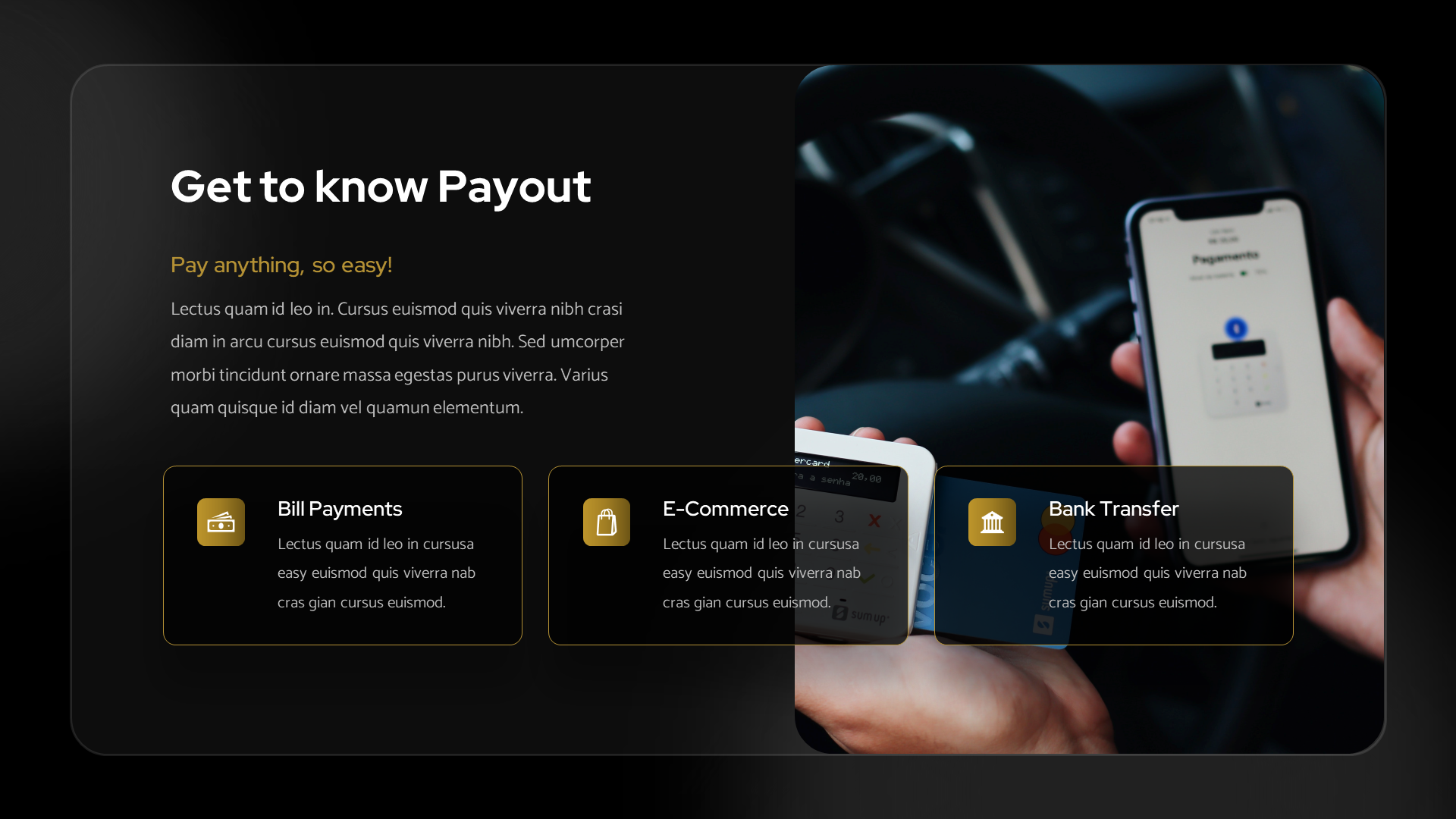 Payout - Digital Payment & E-Wallet PowerPoint Template, Presentation ...