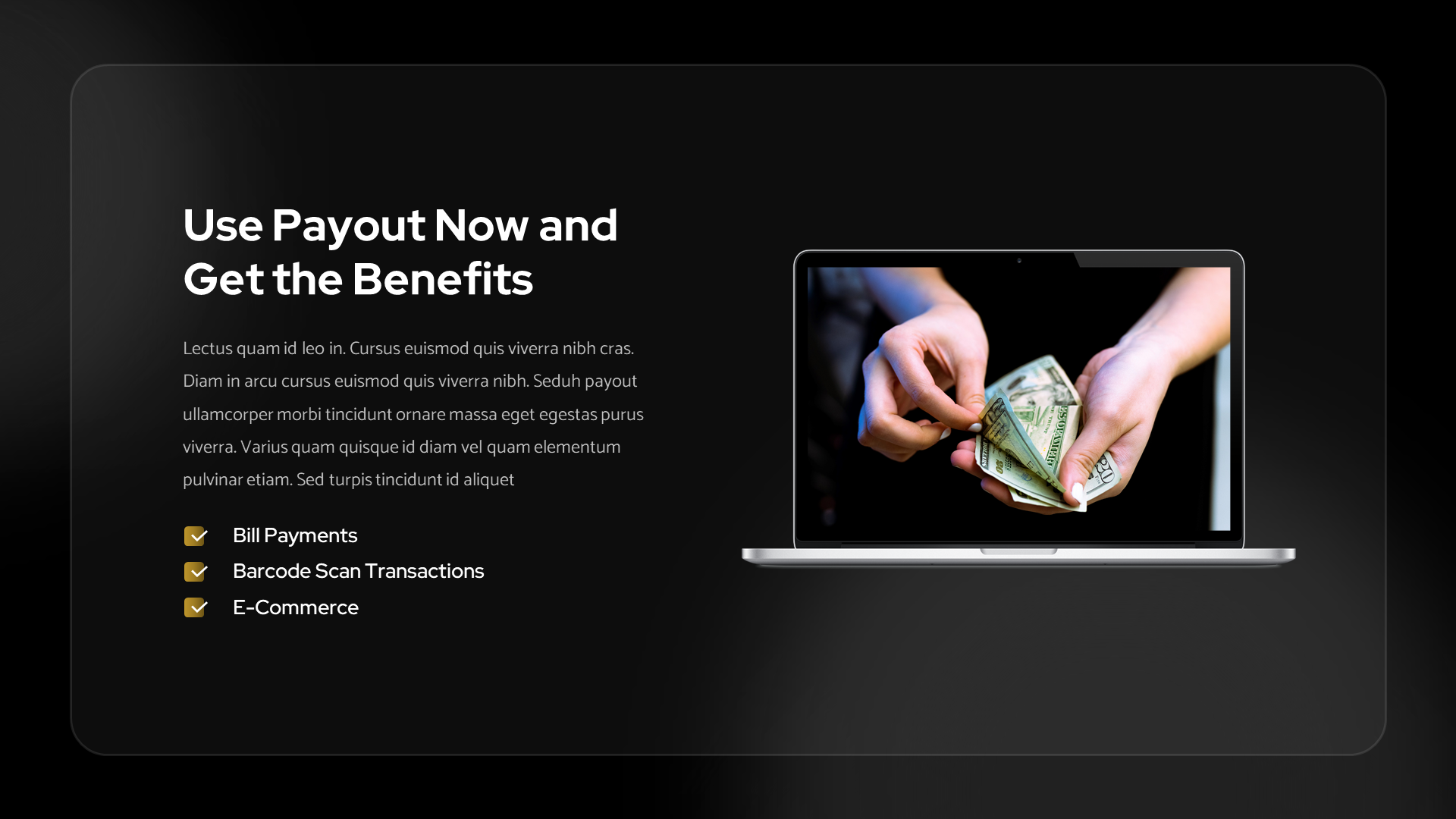 Payout - Digital Payment & E-Wallet PowerPoint Template, Presentation ...