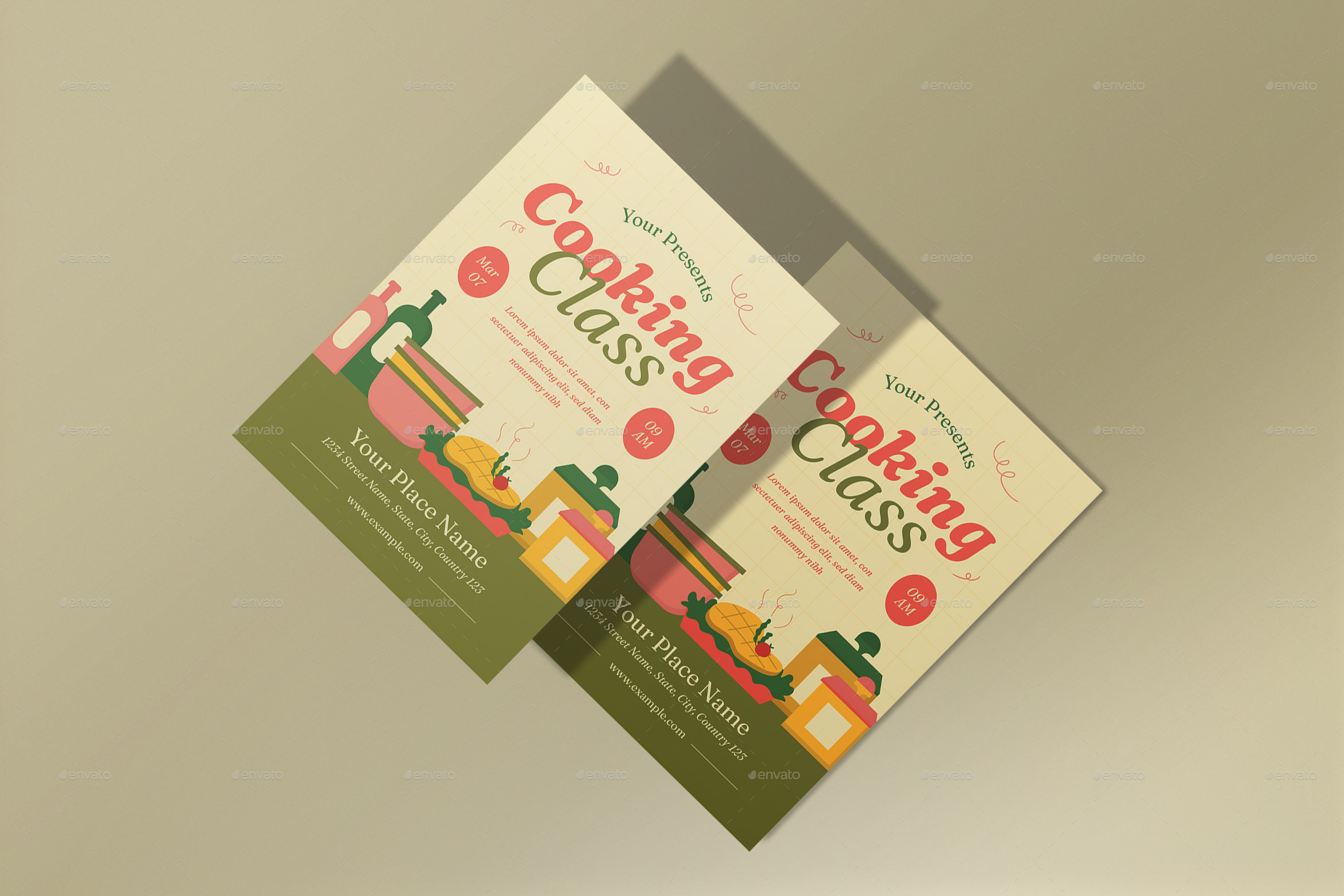 Cooking Class Flyer, Print Templates | GraphicRiver
