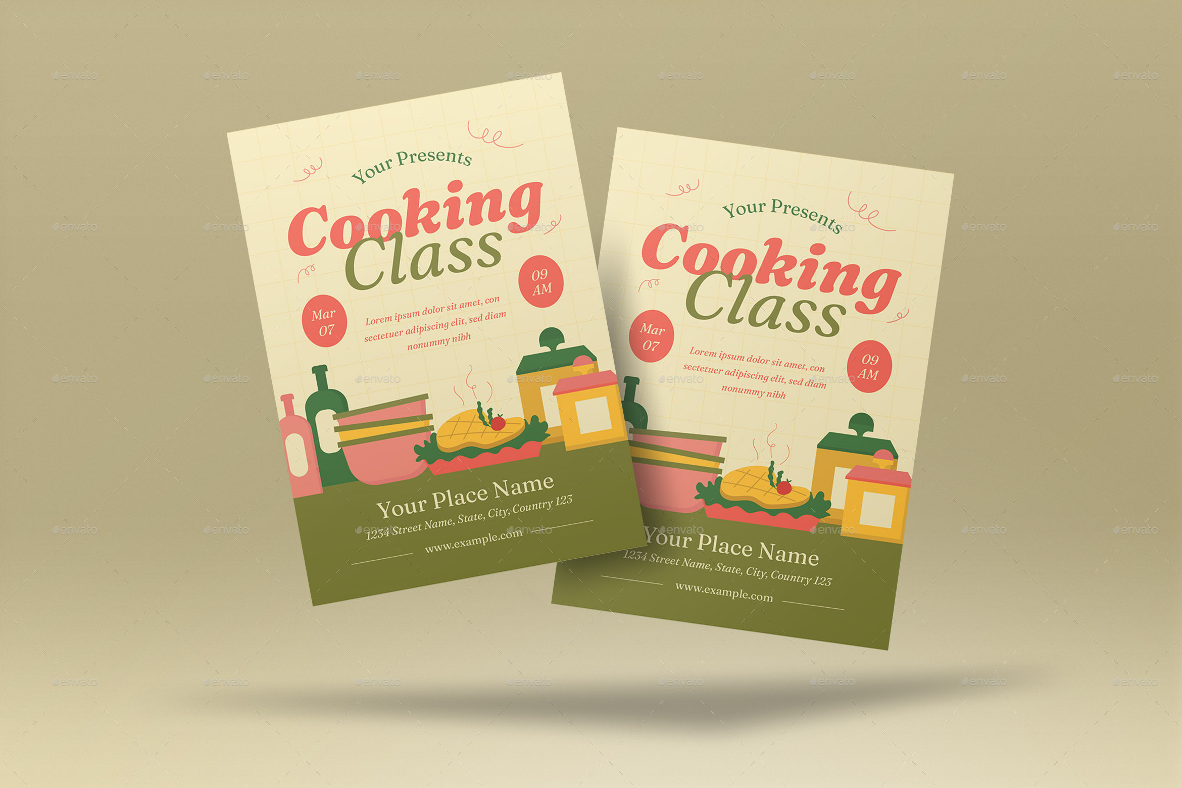 Cooking Class Flyer, Print Templates | GraphicRiver