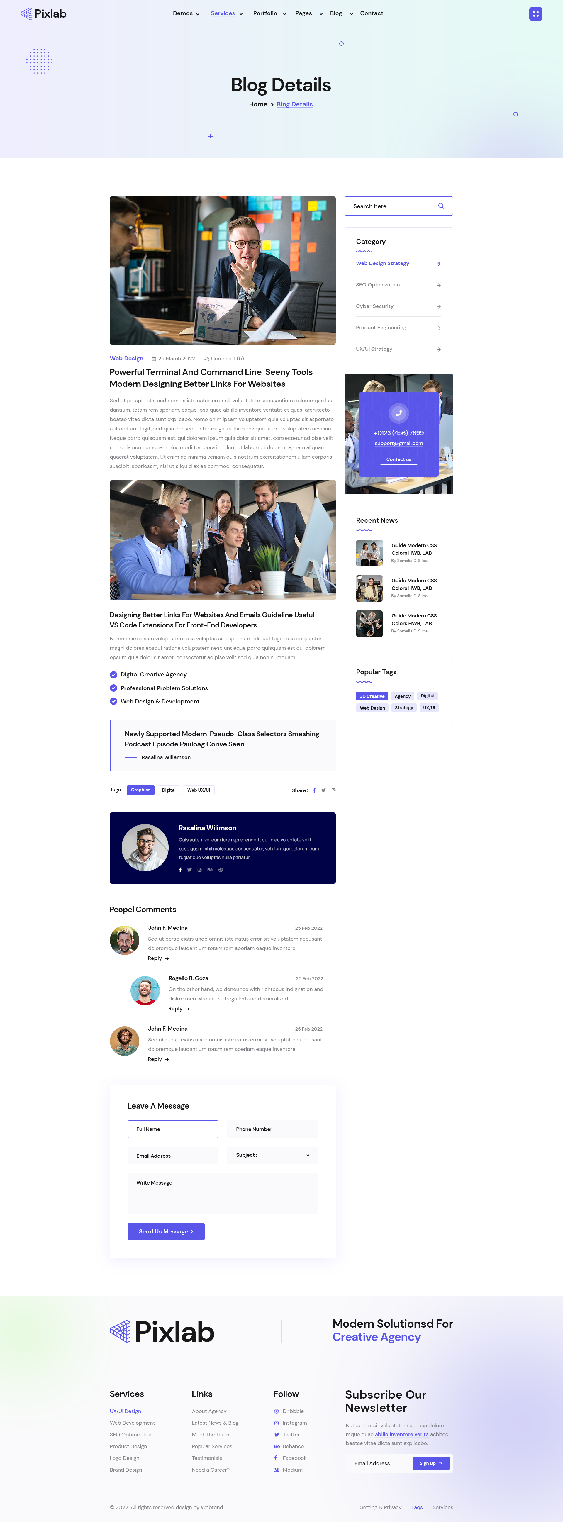 Pixlab - Creative Agency PSD by WPRiver | ThemeForest