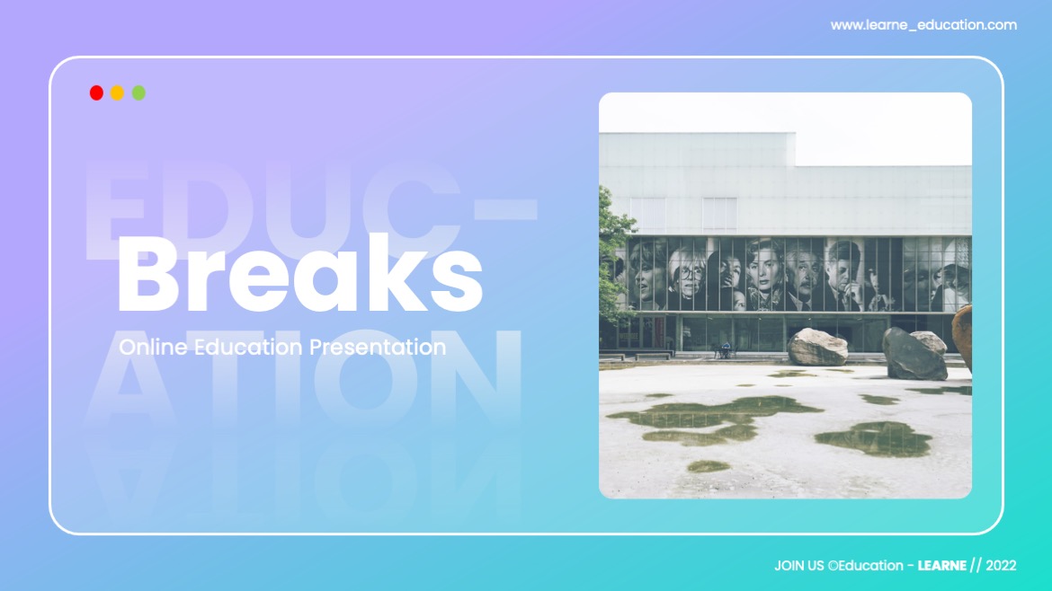 Learne - Education Creative Powerpoint Template, Presentation Templates