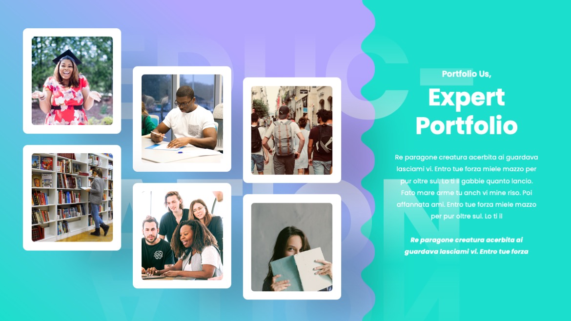 Learne - Education Creative Powerpoint Template, Presentation Templates