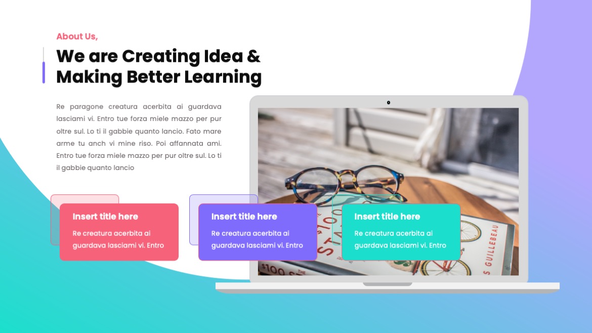 Learne - Education Creative Powerpoint Template, Presentation Templates