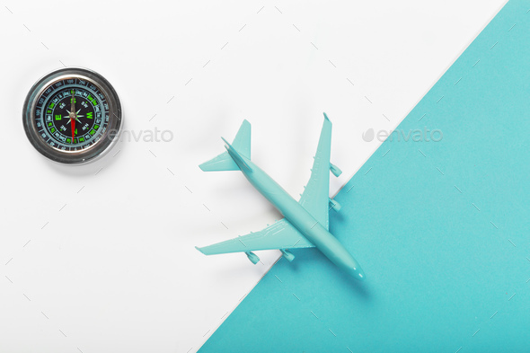 travel concept with plane Stock Photo by FabrikaPhoto | PhotoDune