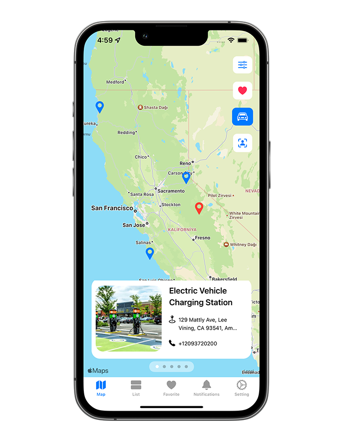 Charger Hero App | EV Charging Station Map - SwiftUI Full iOS ...