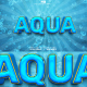 Aqua 3d Editable Text Effect style, Add-ons | GraphicRiver