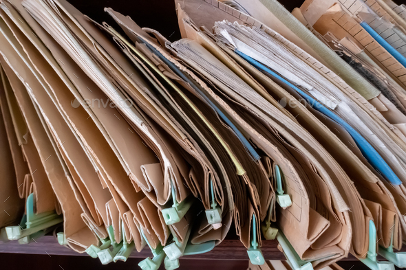 Old Folders Stock Photo by EdVal | PhotoDune