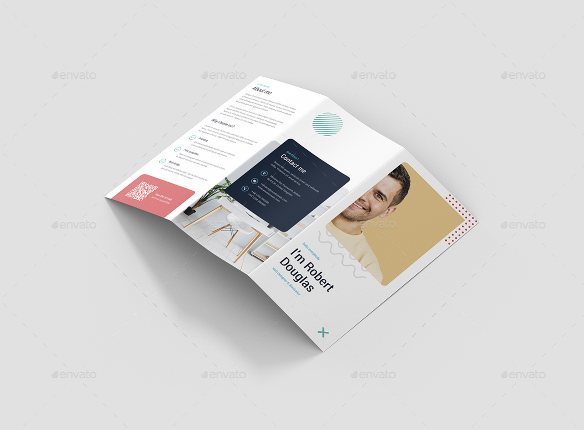 Brochure – Resume Tri-Fold, Print Templates | GraphicRiver