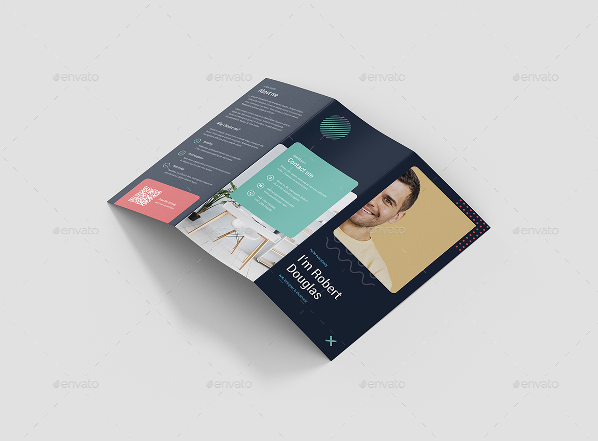 Brochure – Resume Tri-Fold, Print Templates | GraphicRiver