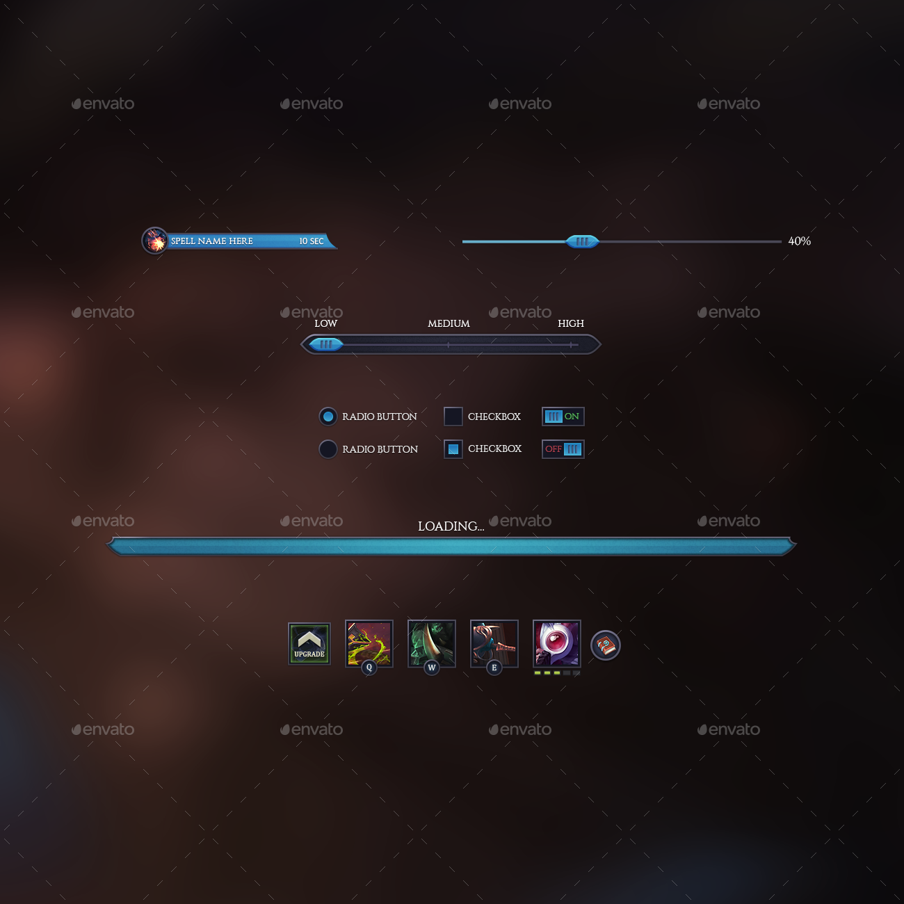 LARON - Game Interface - RPG & MMO, Game Assets | GraphicRiver