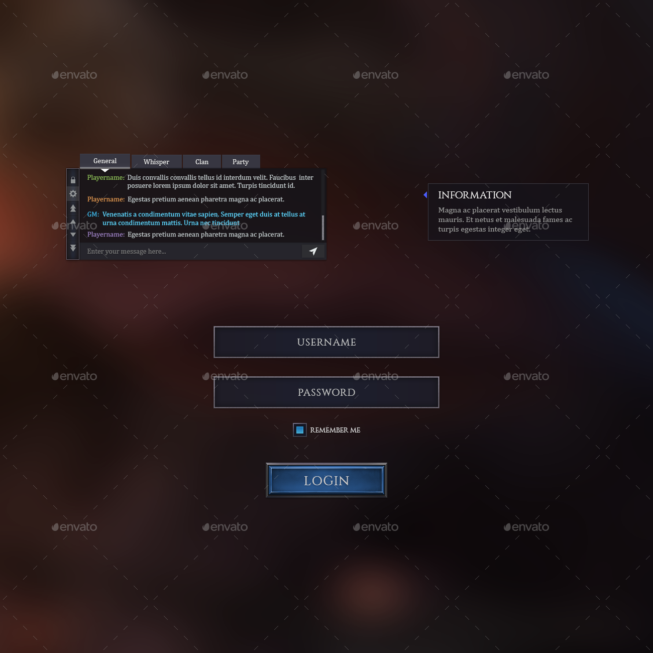 LARON - Game Interface - RPG & MMO, Game Assets | GraphicRiver