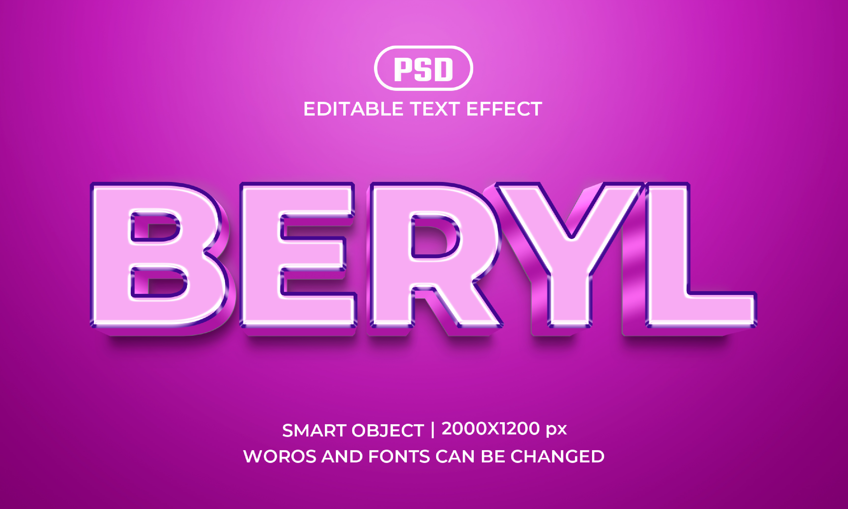 Editable 3D Text Effects Pack, Add-ons | GraphicRiver