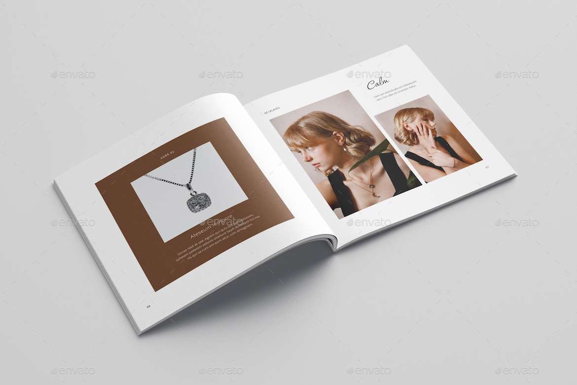 Jewelry Catalog Template, Print Templates | GraphicRiver